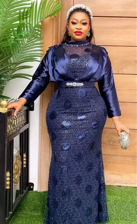 Party Evening Dress African Women Gold Sequin High Waist Dresses Autum