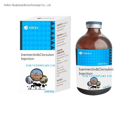 High Quality 1 10 Compound Ivermectin Clorsulon Injection China Ivermectin And Clorsulon