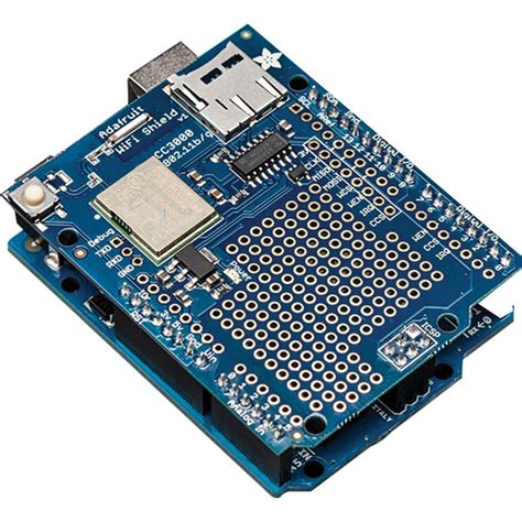 Adafruit 1491 Cc3000 Wifi Shield For Arduino Integrated Antenna Rapid