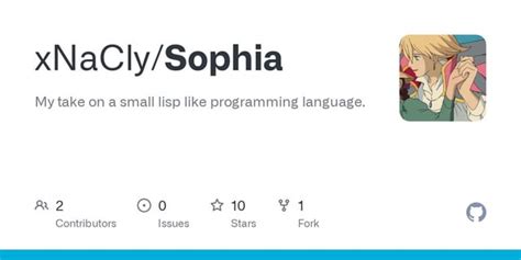 Sophia Small Lisp Like Programming Language Named After Creators Girlfriend Raltprog