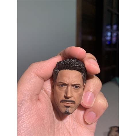Head Tony Stark Iron Man Custom Shopee Brasil