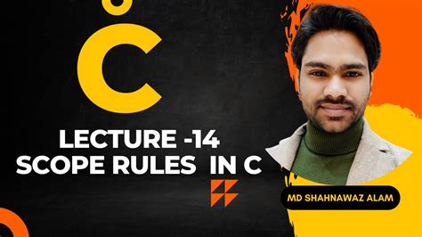 Lecture14 Scope Rules In C Programming Youtube