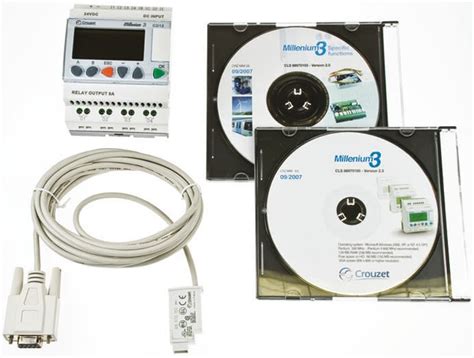 88 970 071 Crouzet Millenium 3 Plc Cpu 8 Digital Inputs 4 Relay Outputs Relay For
