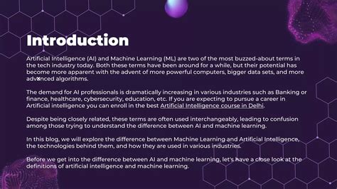 Difference Between Machine Learning And Artificial Intelligence Pptx
