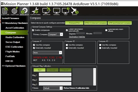 Large Compass Offsets Rover 35 Ardupilot Discourse