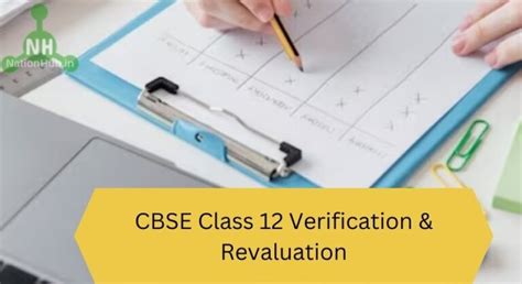 Cbse Class 12 Verification And Revaluation For Rechecking Result 2025