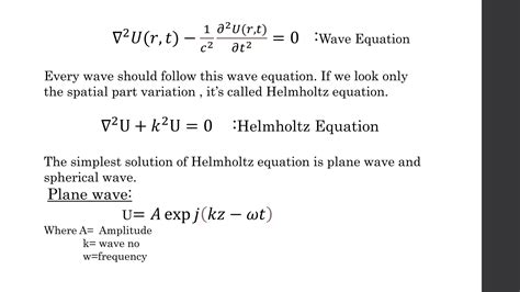 Gaussianbeamfresnel Approximation And Mathematical Expression Ppt