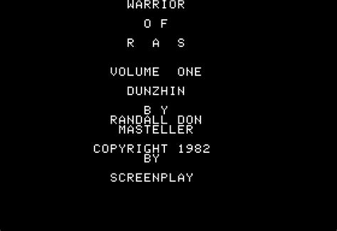 Screenshot Of Dunzhin Apple Ii 1982 Mobygames