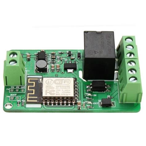 ESP8266 10A 220V Réseau Relais WIFI Module Contribution DC 7V 30V