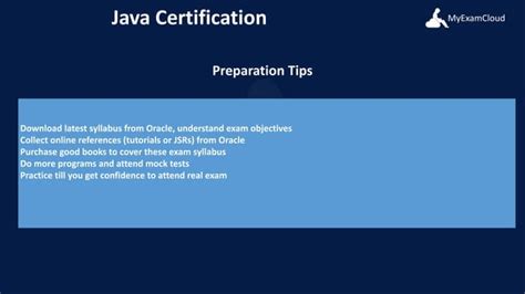 Java Certification Ppt