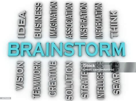 3 D 영상을 브레인스토밍 문제를 컨셉입니다 단어 클라우드 배경기술 2015년에 대한 스톡 사진 및 기타 이미지 2015년 3차원 형태 개념 Istock
