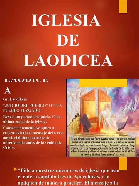 Iglesia De Laodicea Pdf Pecado Cristo Título