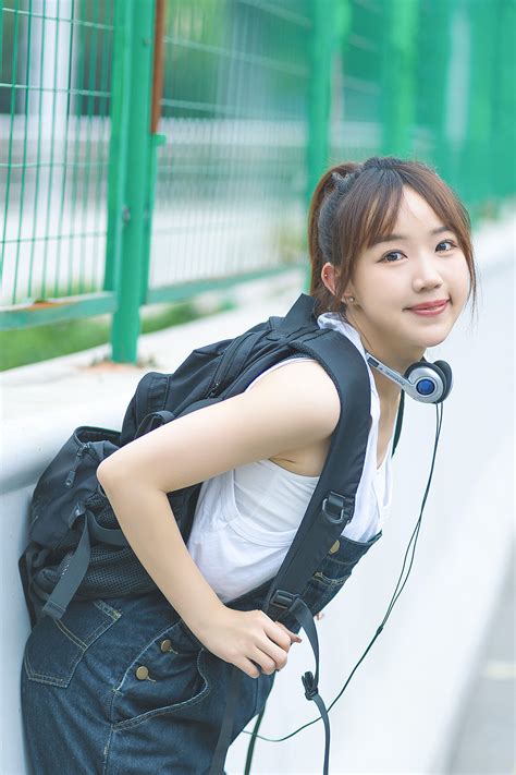 少女写真活泼开朗的邻家小妹唯已ve 站酷zcool