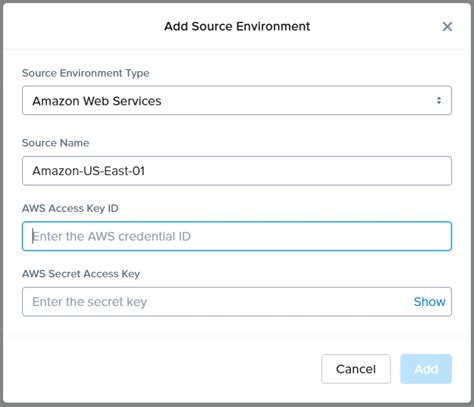 Add Amazon Aws Region To Nutanix Move