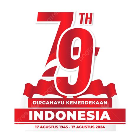 Vektor Logo Hut Ri 2024 Logo Hut Ri 2024 Logo Hut Ri 79 Keme