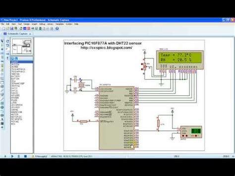 Pic F A And Dht Am Rht Sensor Proteus Simulation