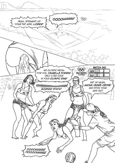 Rule 34 Anal Anal Sex Beach Volleyball Buggery Comic Dialogue English