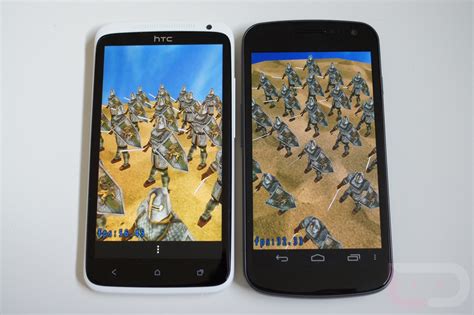 Benchmarks HTC One X Vs Galaxy Nexus