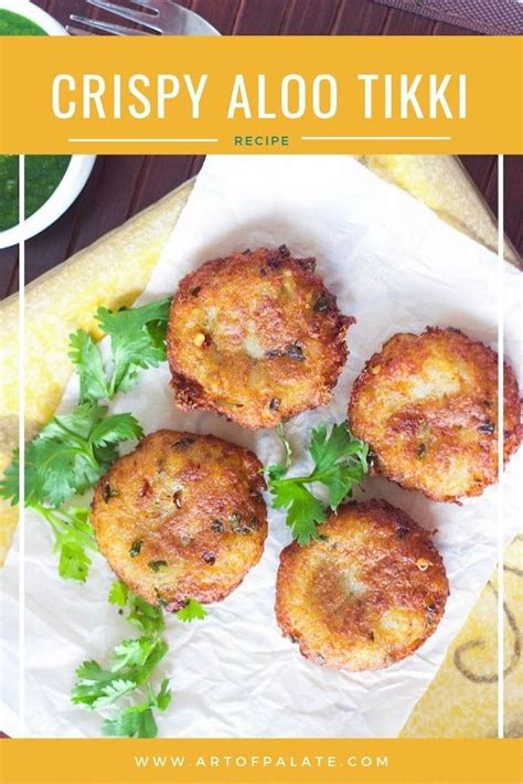 Crispy Aloo Tikkis Potato Tikkis With Green Chutney Recipe Aloo