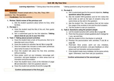 Unit 4b Lesson Plan Pdf