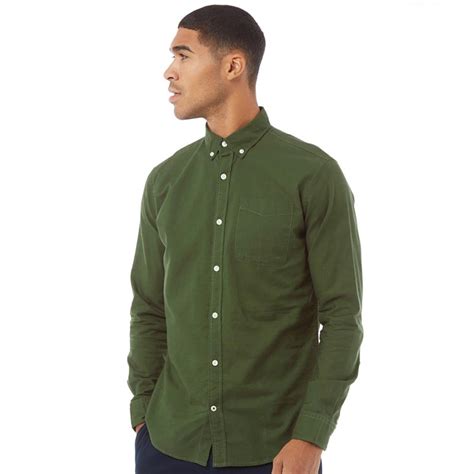 Buy Jack And Jones Mens Long Sleeve Oxford Shirt Forest Night