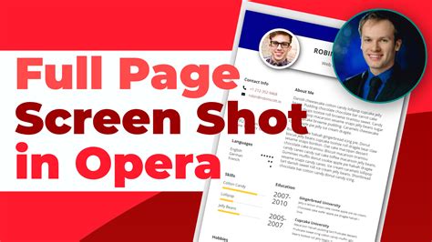 Full Page Screen Shot In Opera Without Extension Ideaspot Tv