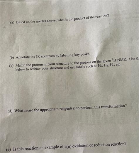 Solved 5 Consider The Reaction Shown Below Use Your Chegg