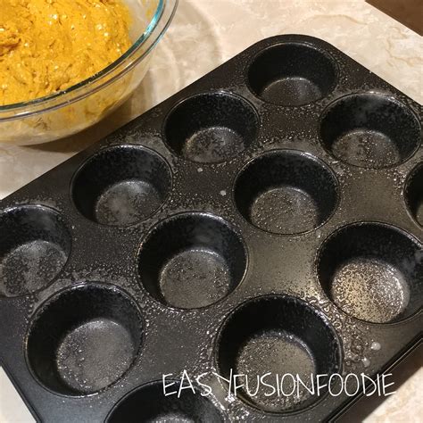 2가지 재료로 만드는 호박 머핀