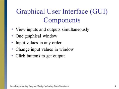 Graphical User Interface In Java Ppt Coremymages