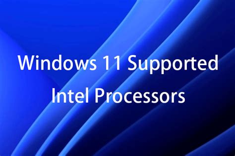 Windows 11 Supported AMD Processors CPUs MiniTool