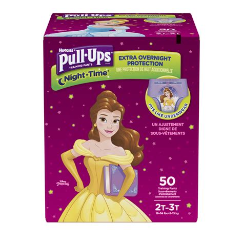 Pull Ups Girls Night Time Training Pants Size 2t 3t 50 Count