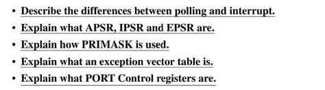 Solved • Describe The Differences Between Polling And