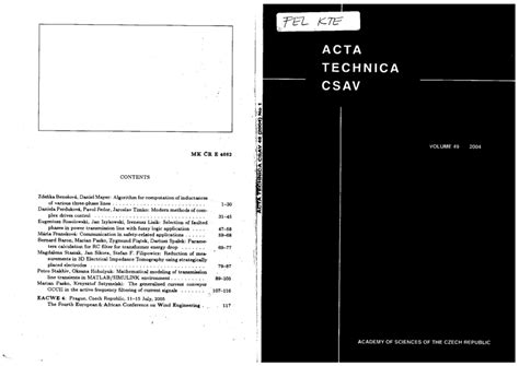 Pdf Mathematical Modeling Of Transmission Line Transients In Matlab Simulink Environment