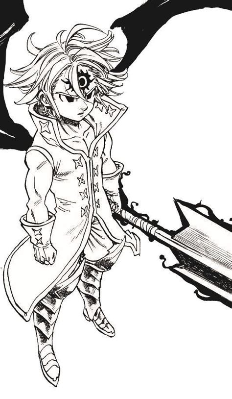 Anime Meliodas Meliodas Vs Seven Deadly Sins Anime 7 Deadly Sins Anime Drawings Sketches