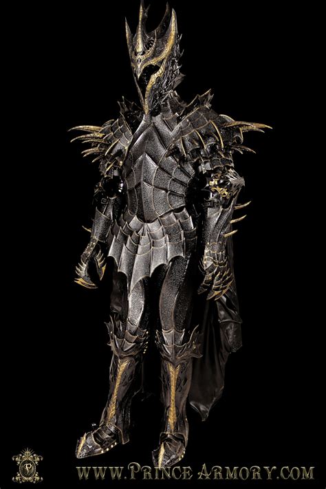 Incredible “first Age” Sauron Custom Leather Lotr Inspired Armor
