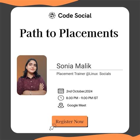Sonia Malik On Linkedin Code Placements Mentorship Softwaredevelopment