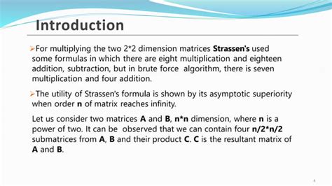 Strassens Algorithmpptx