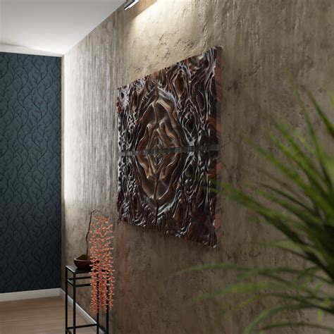 Unique Cnc Wall Art Stl File 3d Panel For Cnc Carving Wall Decor Wavy Waves Etsy