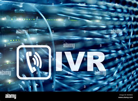 Ivr Interactive Voice Response Communication Concept Servers Data