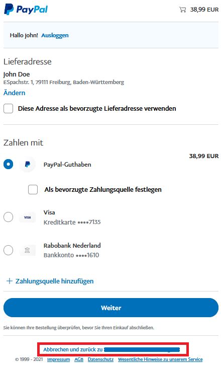 c paypal api v2 cancelled order stack overflow