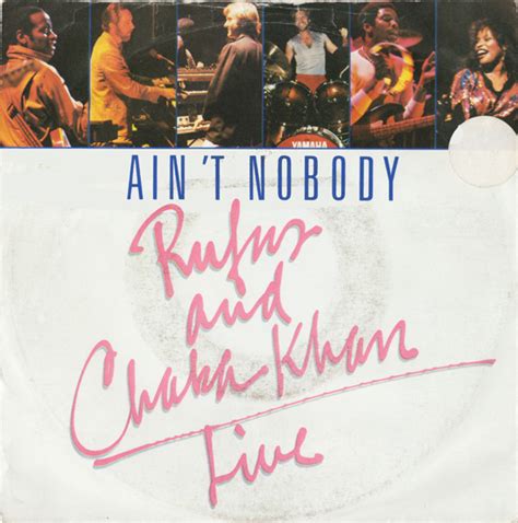 Rufus And Chaka Khan Aint Nobody 1983 Vinyl Discogs