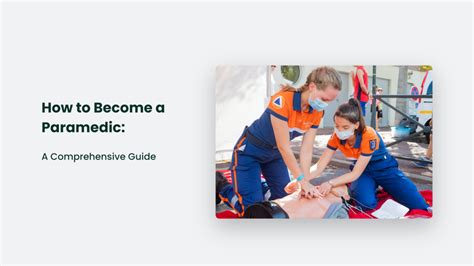 How To Become A Paramedic A Comprehensive Guide Cjandco