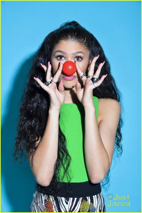Bridgit Mendler Zendaya And More Celebrate Red Nose Day Photo 816322 Photo Gallery Just