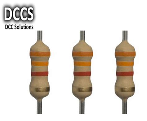 Nano Series Resistors K Ohm For LEDs Pack DCC Solutions