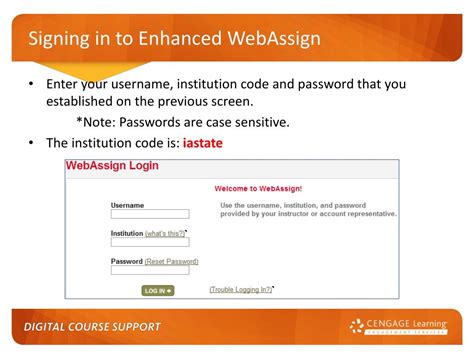 Ppt Using Enhanced Webassign Ewa Powerpoint Presentation Free