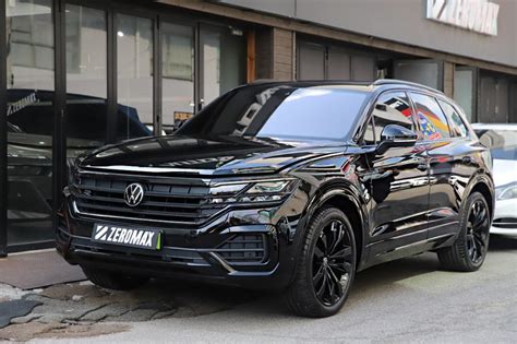 폭스바겐 투아렉 R Line 블랙에디션 실내 랩핑 크롬죽이기 네이버 블로그