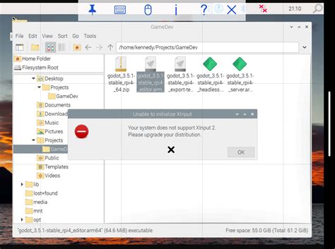 Running Editor Over Vnc Rgodot