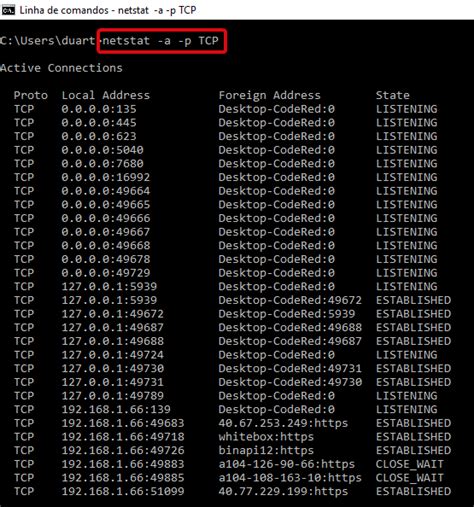 Netstat Identificar E Filtrar As Ligações Kbase Pt Dicas E