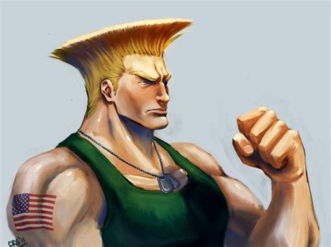 Guile Street Fighter Drawn By Cris Art Danbooru