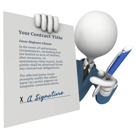 Custom Contract Sign Great Powerpoint Clipart For Presentations